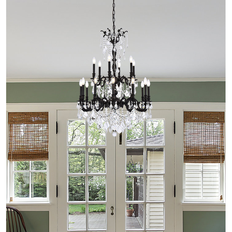 Lark Manor Ashmin 18 - Light Dimmable Tiered Chandelier | Wayfair